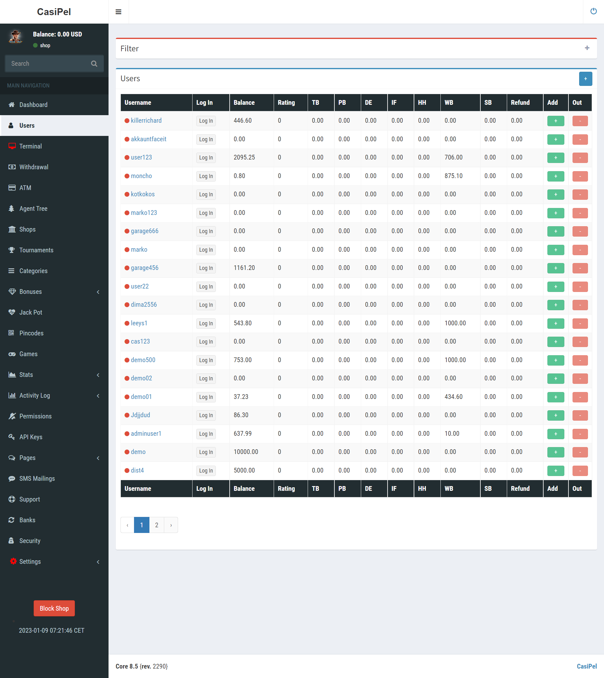 CasiPel 2 - Online play games betting platform / Online casino platform ...
